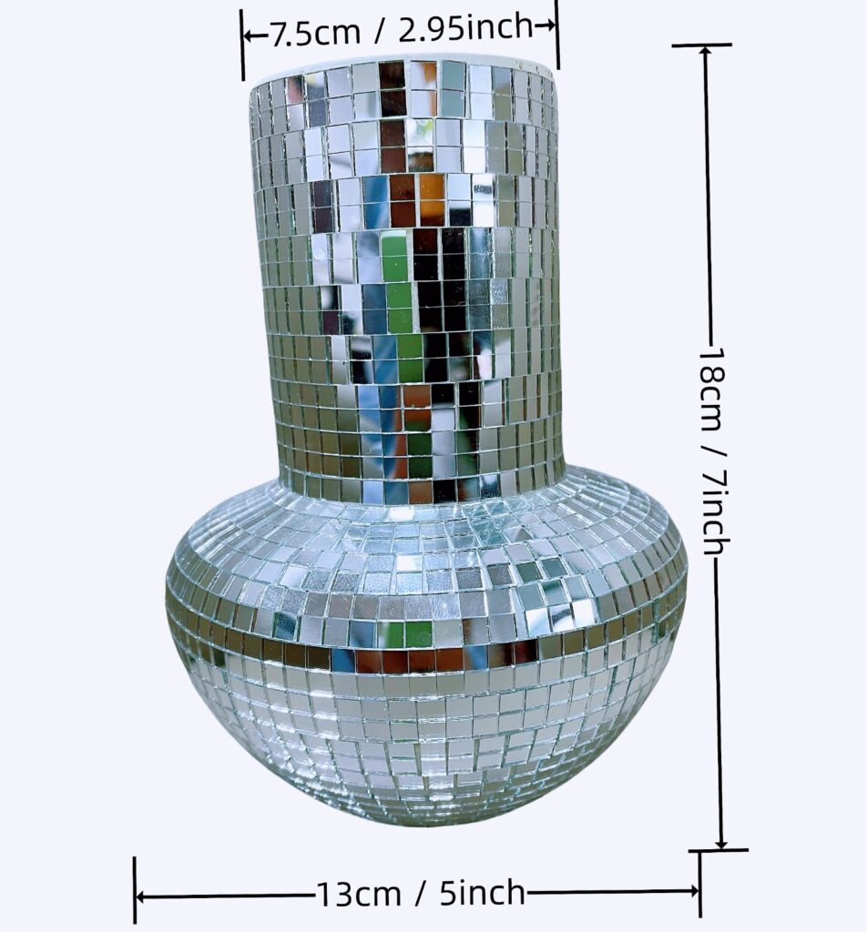 Disco Glass Vase tabletop – mfgdisco.com
